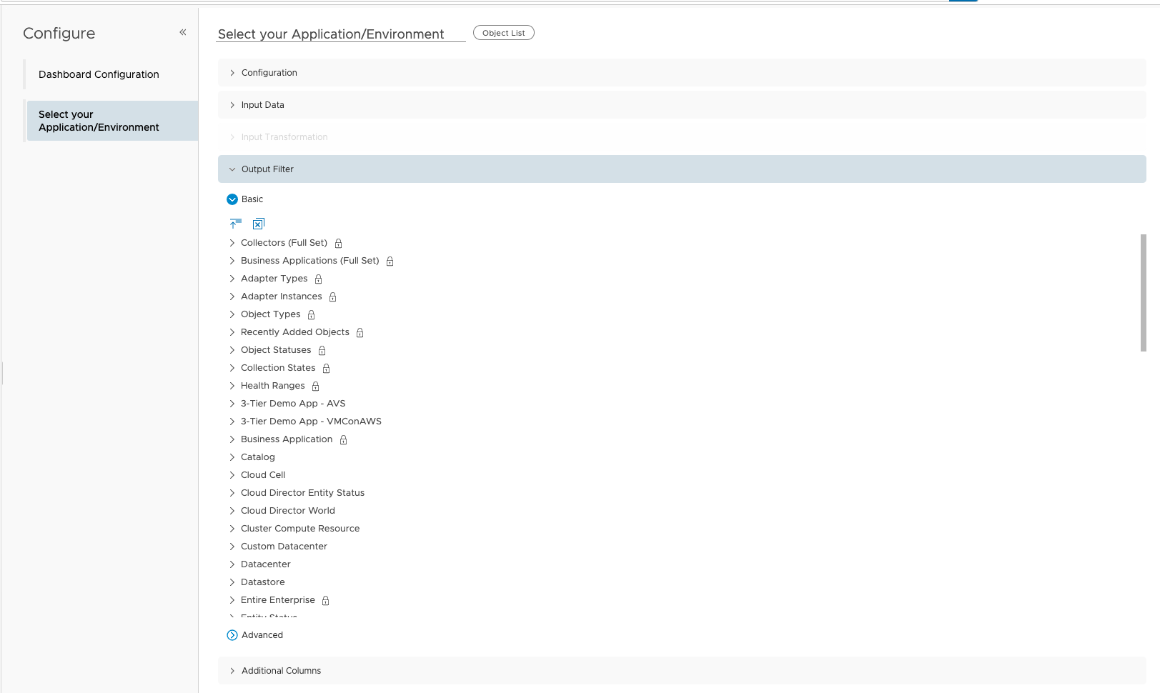 Create Dashboard | VMwareAria.github.io